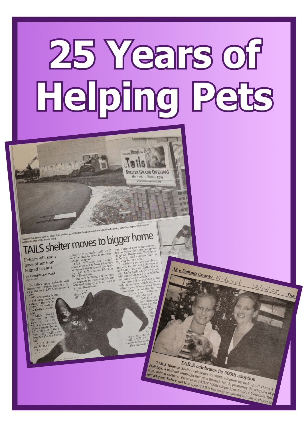 History & Mission - Tails Humane Society - Dekalb IL